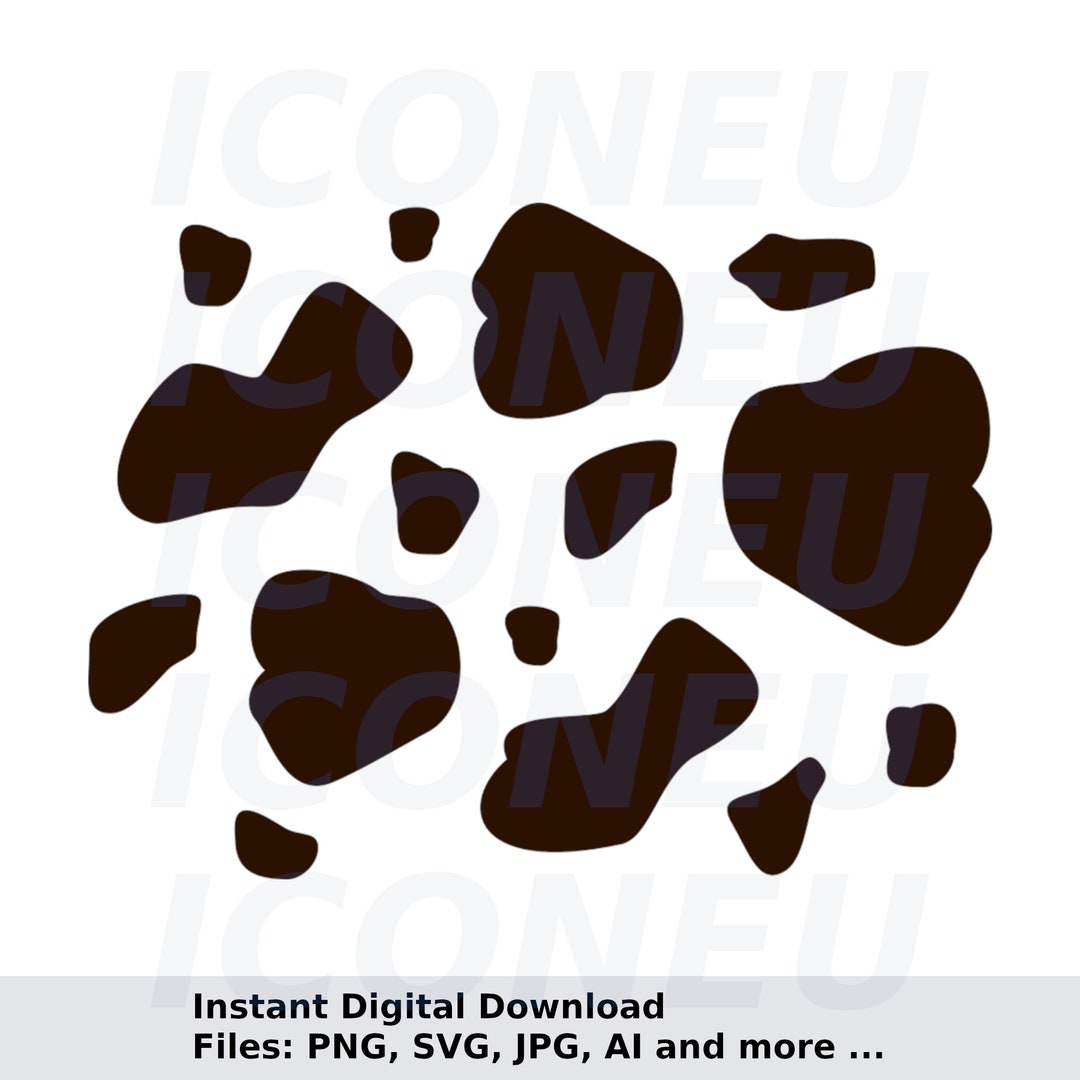 Cow Print SVG - Instant Digital Download, Svg, Ai, Dxf, Eps, Png ...