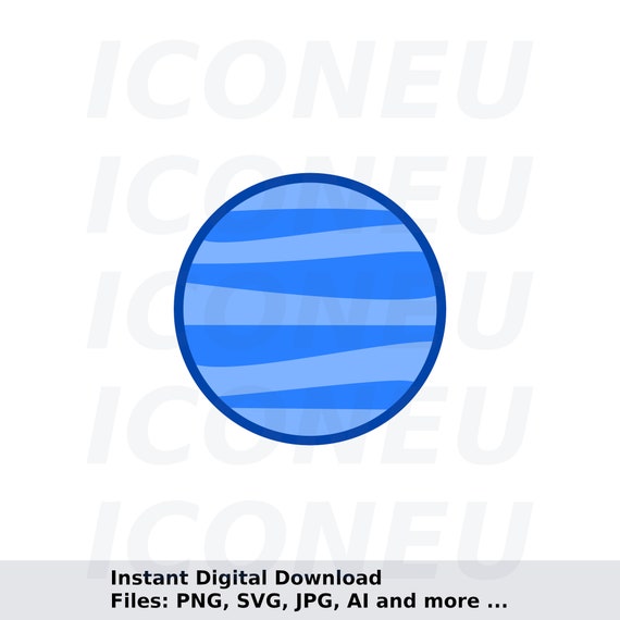 Planet Neptune SVG Instant Digital Download Svg Ai Dxf | Etsy