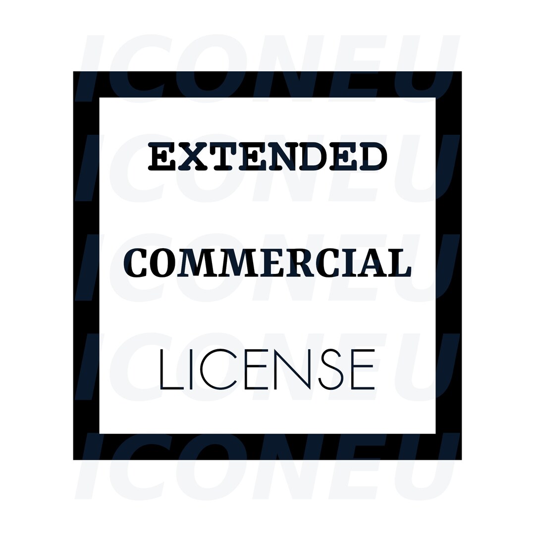 Extended Commercial License for Digital Designs - Etsy