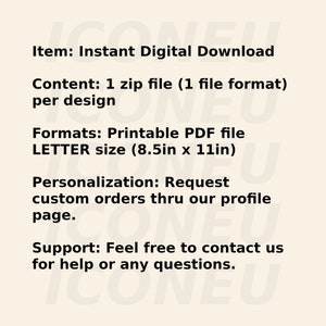 Page Template - Instant Digital Download! Custom PDF Print File - Etsy