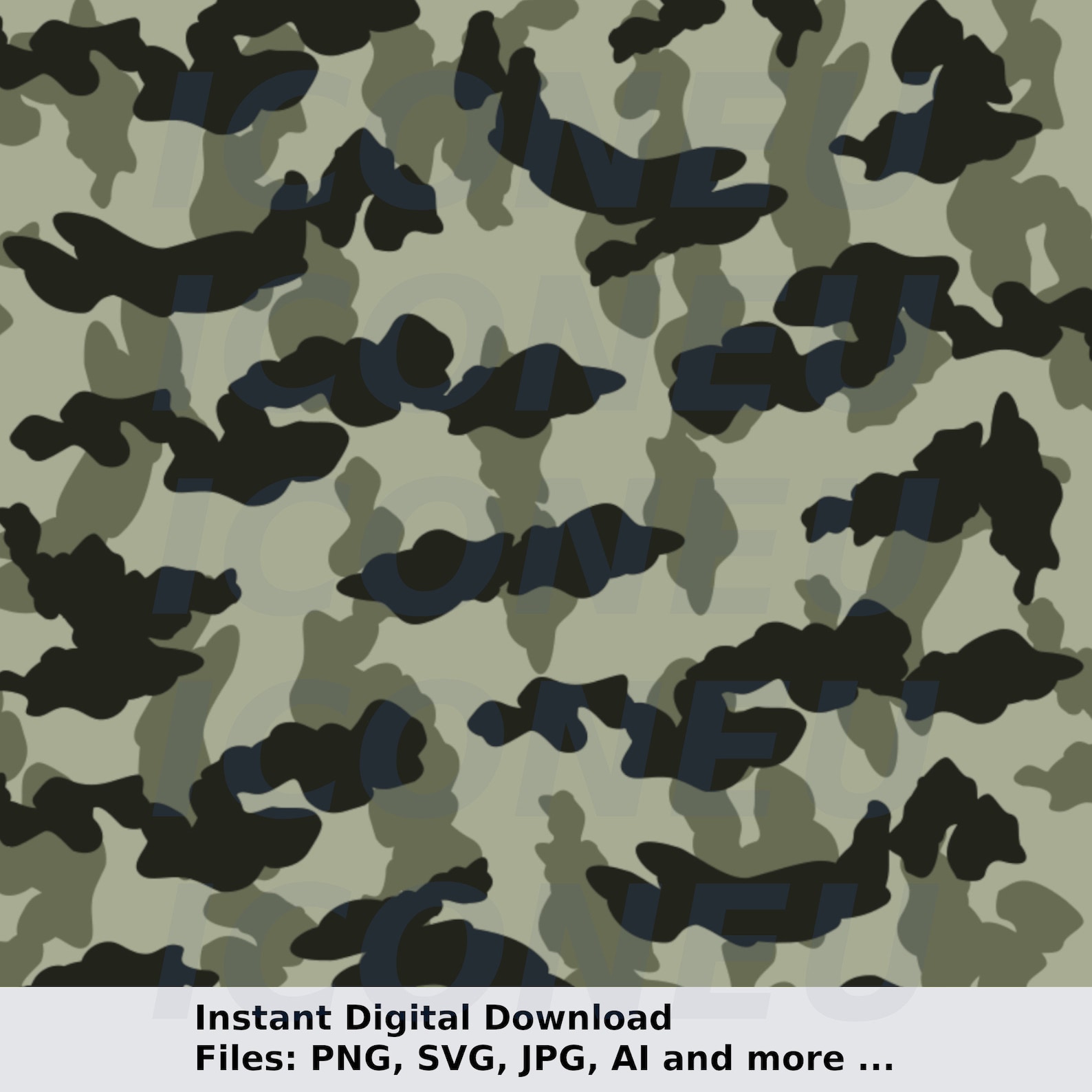 Green Camo Svg Camo Pattern Svg Camouflage Svg Instant - Etsy