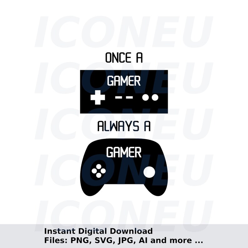 Gamer SVG Gaming SVG Video Games SVG Instant Digital - Etsy
