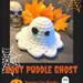 Halloween Baby Ghost Puddle Crochet PATTERN Amigurumi Ghost - Etsy