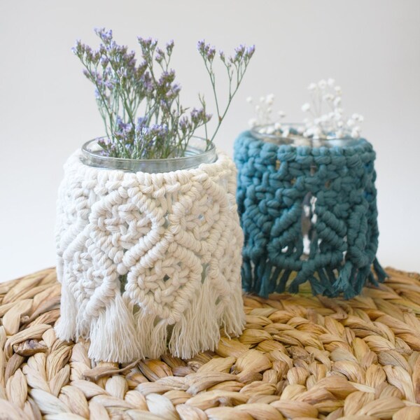 Macrame Jars - Etsy