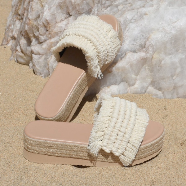 Macrame Sandals - Etsy