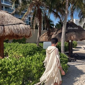 Set Tulum Frayed Cape and Short, Festival Outfit, Tulum Men Outfit, Men ...