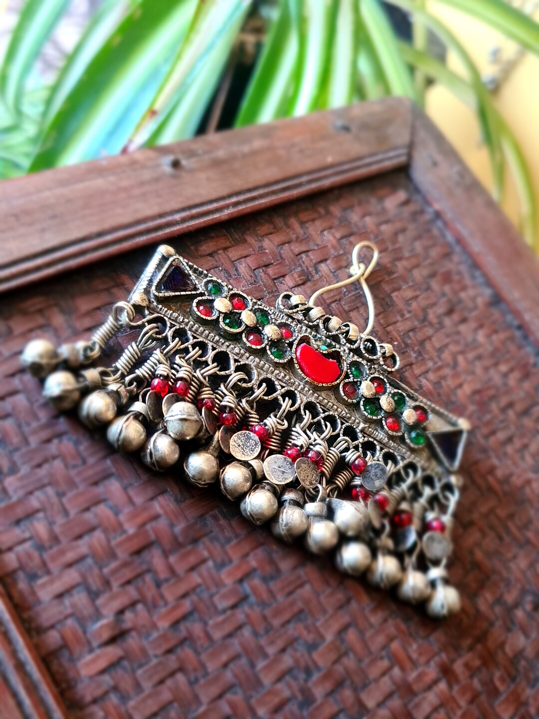 Vintage Kuchi Hair Clip, Tribal Barrette With Bell Dangles - Etsy Australia