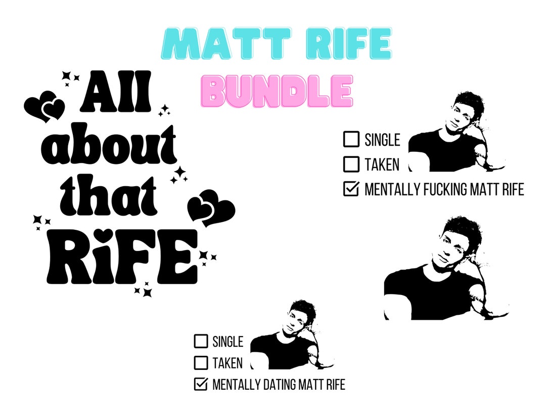 Matt Rife Bundle Svg Png Digital Download - Etsy