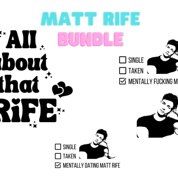 Matt Rife Svg - Etsy