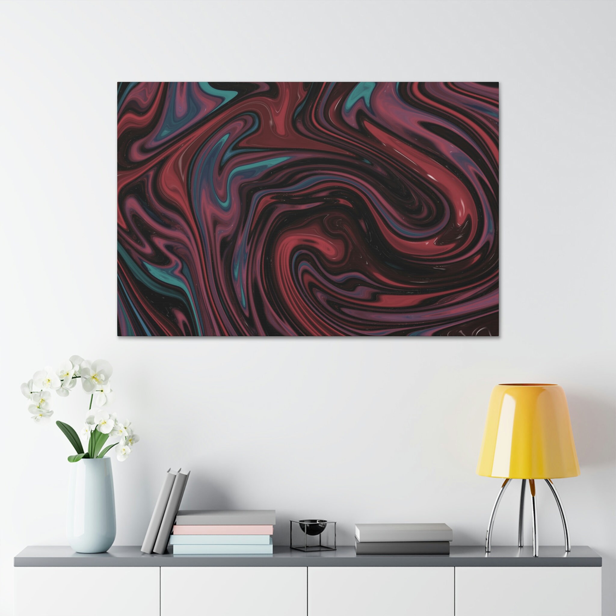 Abstract Art Canvas, Liquid Art Canvas - Etsy