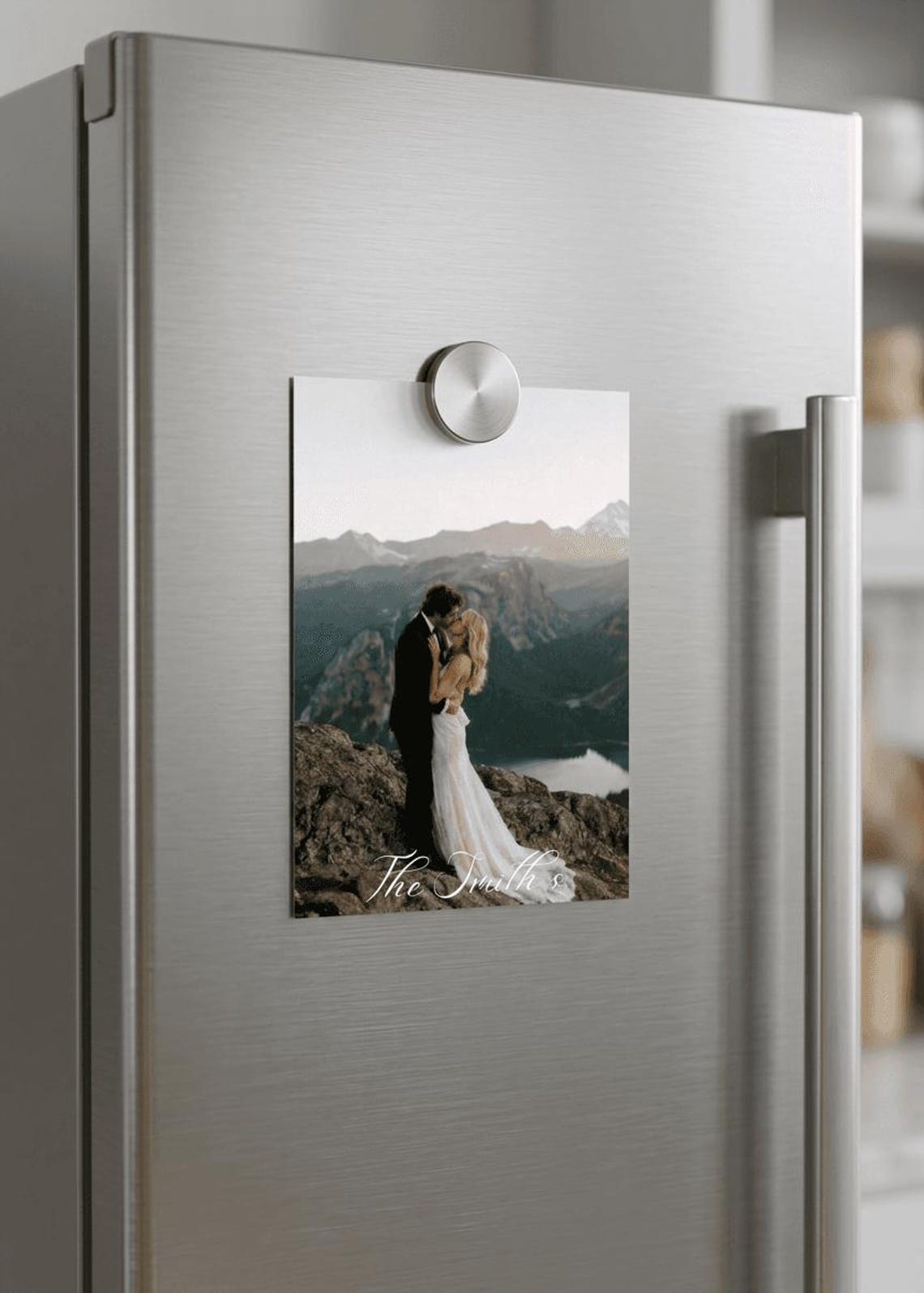 Elopement Announcement Invitation Template | We Eloped Photo Card ...