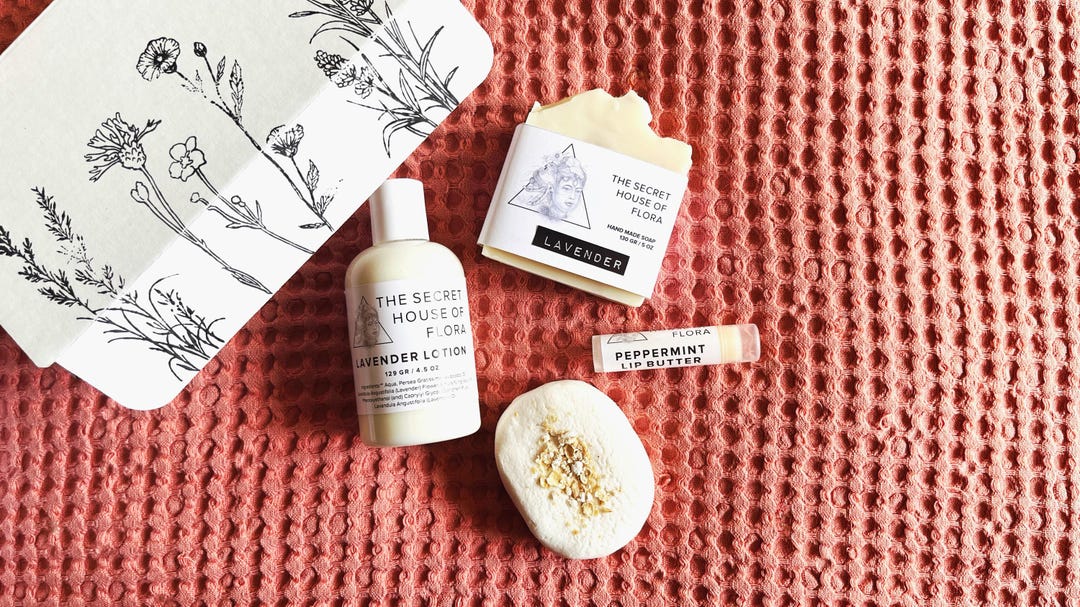 Head to Toe Spa Kit Gift Box | Handmade Soap, Lotion, Lip Butter ...