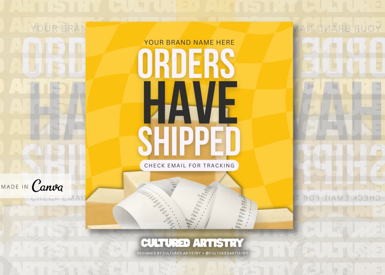 Orders Have Shipped Flyer Shipping Flyer Orders Shipped - Etsy