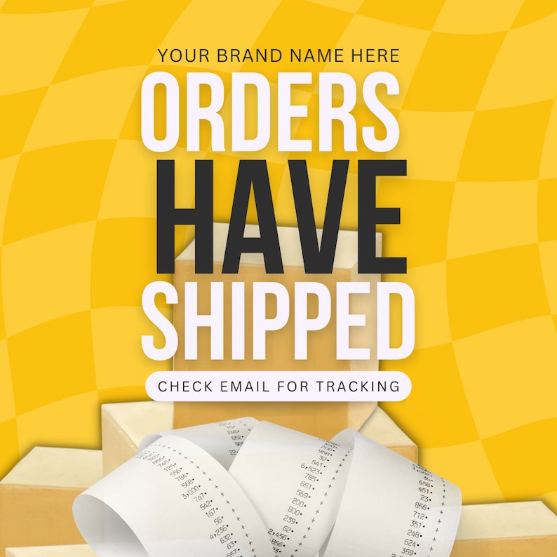 Orders Have Shipped Flyer Shipping Flyer Orders Shipped - Etsy