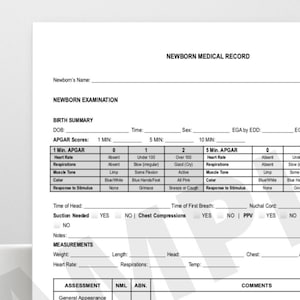 Midwife Client NEWBORN Paperwork | Printable PDF for Midwifery ...