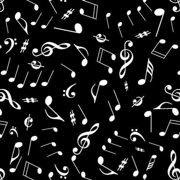 Music Note Fabric - Etsy