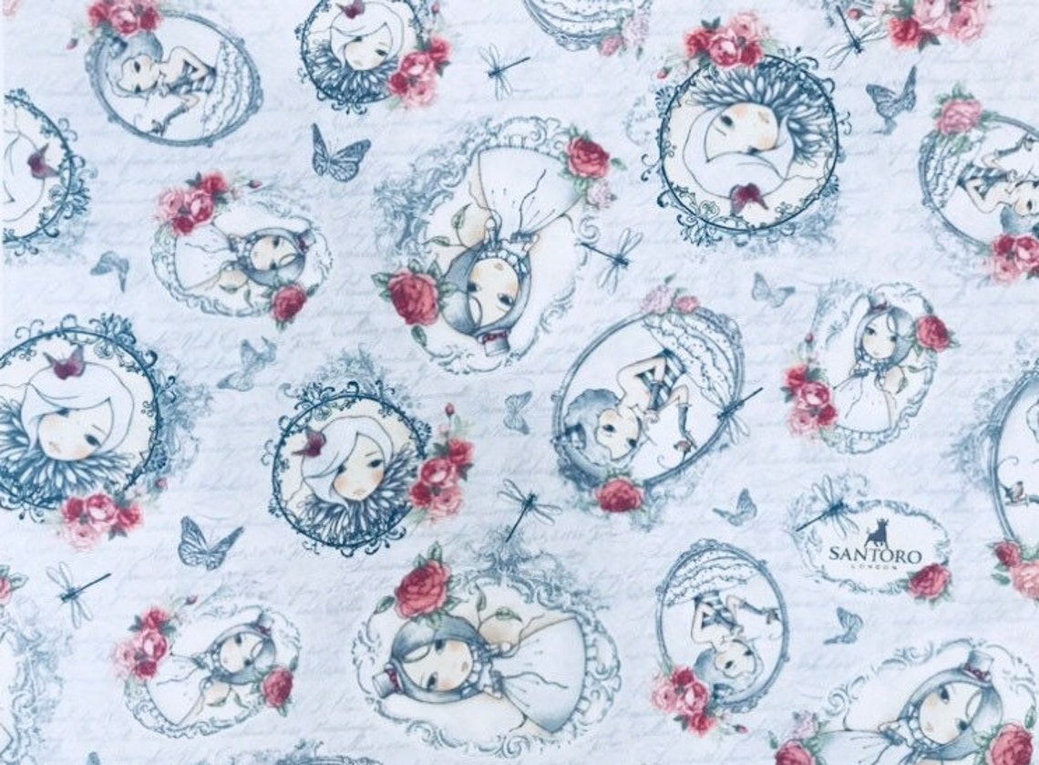 Santoro Fabric - Etsy