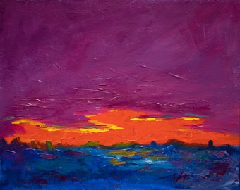 Sunfish on a Cedar Board original Painting Fish Art Sunfish - Etsy