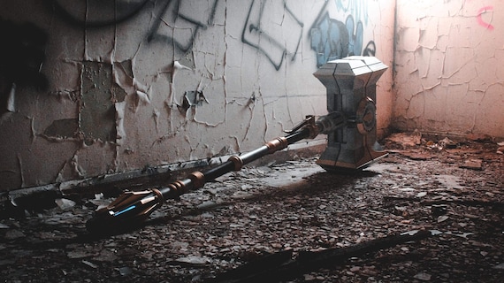 League of Legends: Arcane Jayce Hammer Prop - Etsy