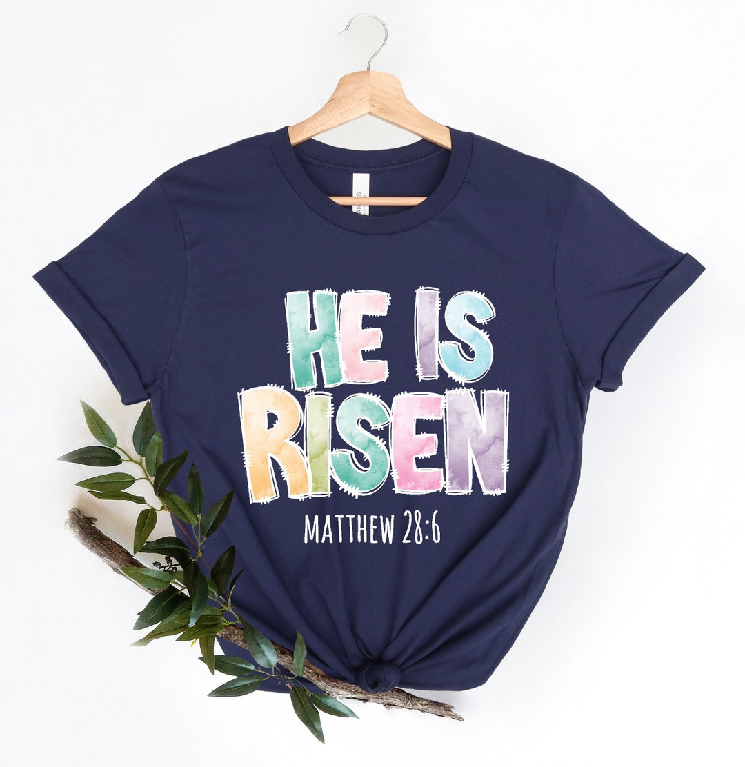 He is Risen Shirt, Easter Shirt, Christian Shirt for Women, Christian ...