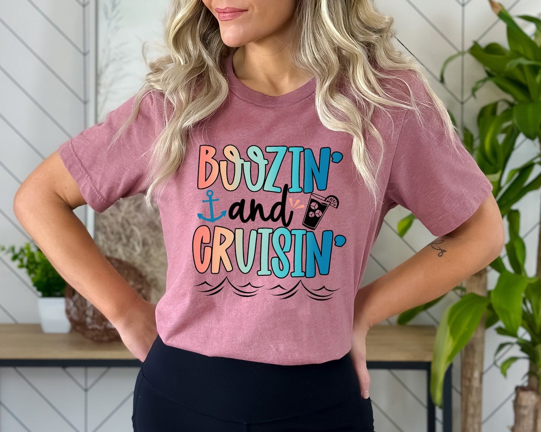Boozin Cruisin Shirt, Cruise Shirt, Funny Cruise Shirt, Family Cruise ...