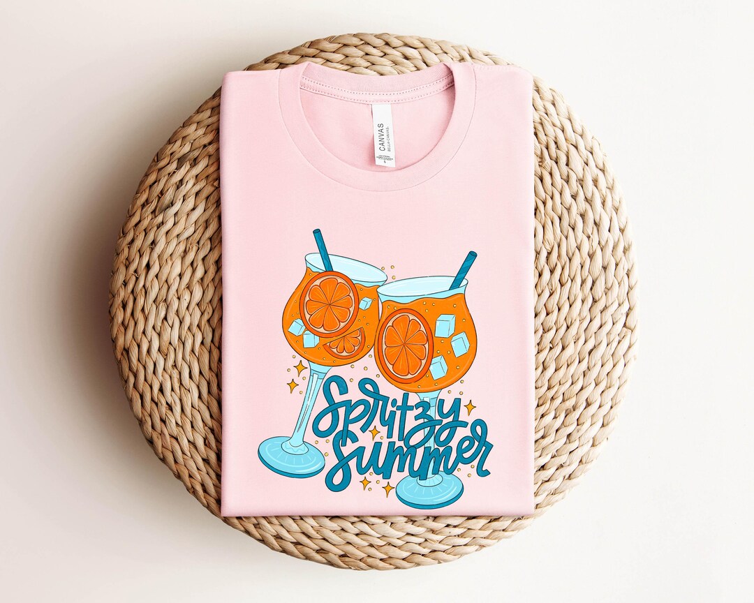 Spritzy Summer Shirt, Fun Vacation Tshirt, Friends Vacation Matching ...