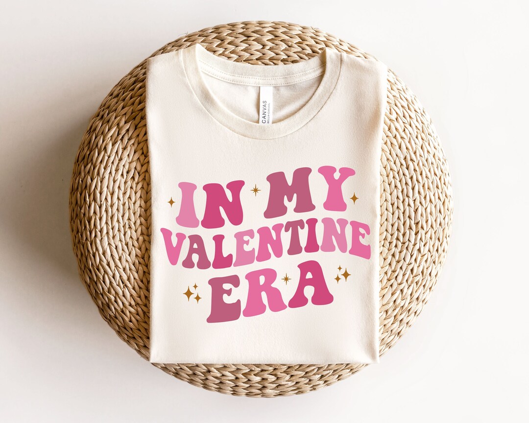 Colorful in My Valentine Era Shirt, Cute Valentines Day Sweatshirt ...