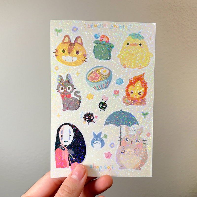 Studio Ghibli Sticker Sheet - Etsy