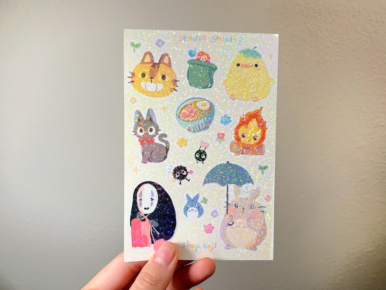 Studio Ghibli Sticker Sheet | Anime Stickers - Kawaii Stickers - Cute ...