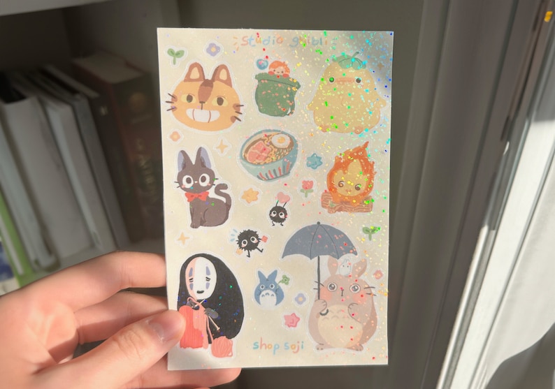 Studio Ghibli Sticker Sheet | Anime Stickers - Kawaii Stickers - Cute ...