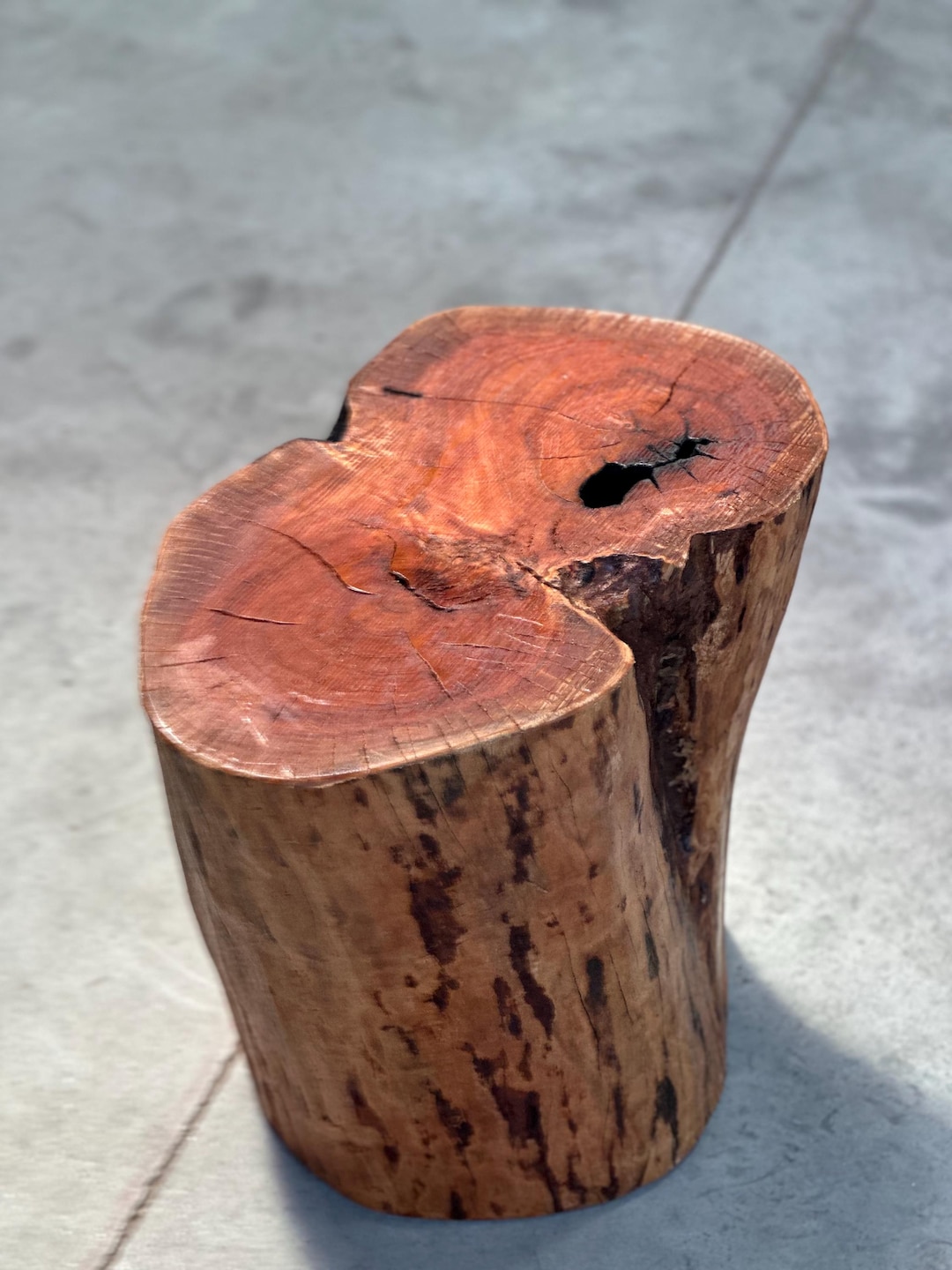 Smoak Wood Design's Double CHERRY Tree Table - Etsy
