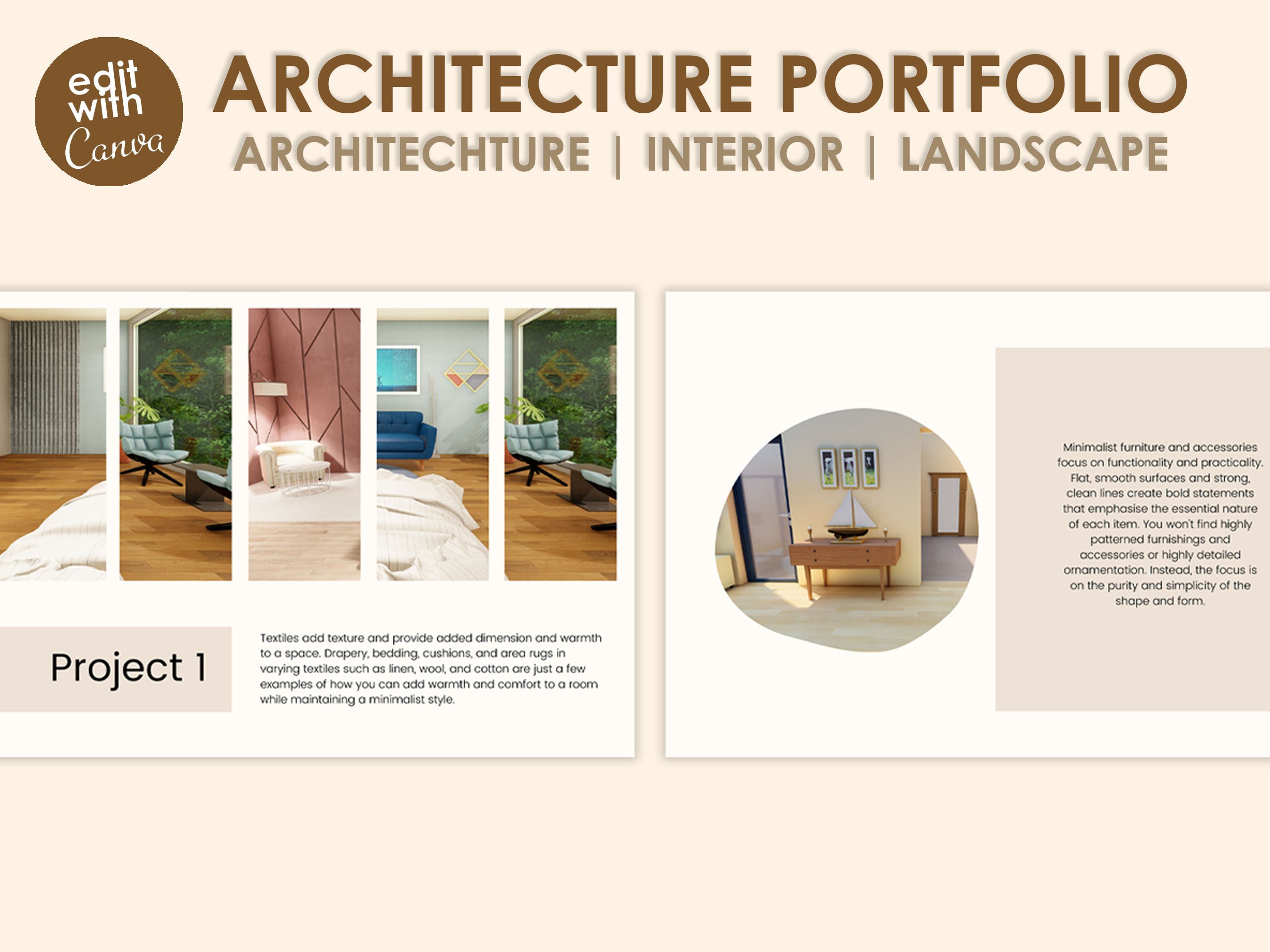 Landscape Architecture Design Portfolio Interior Design - Etsy