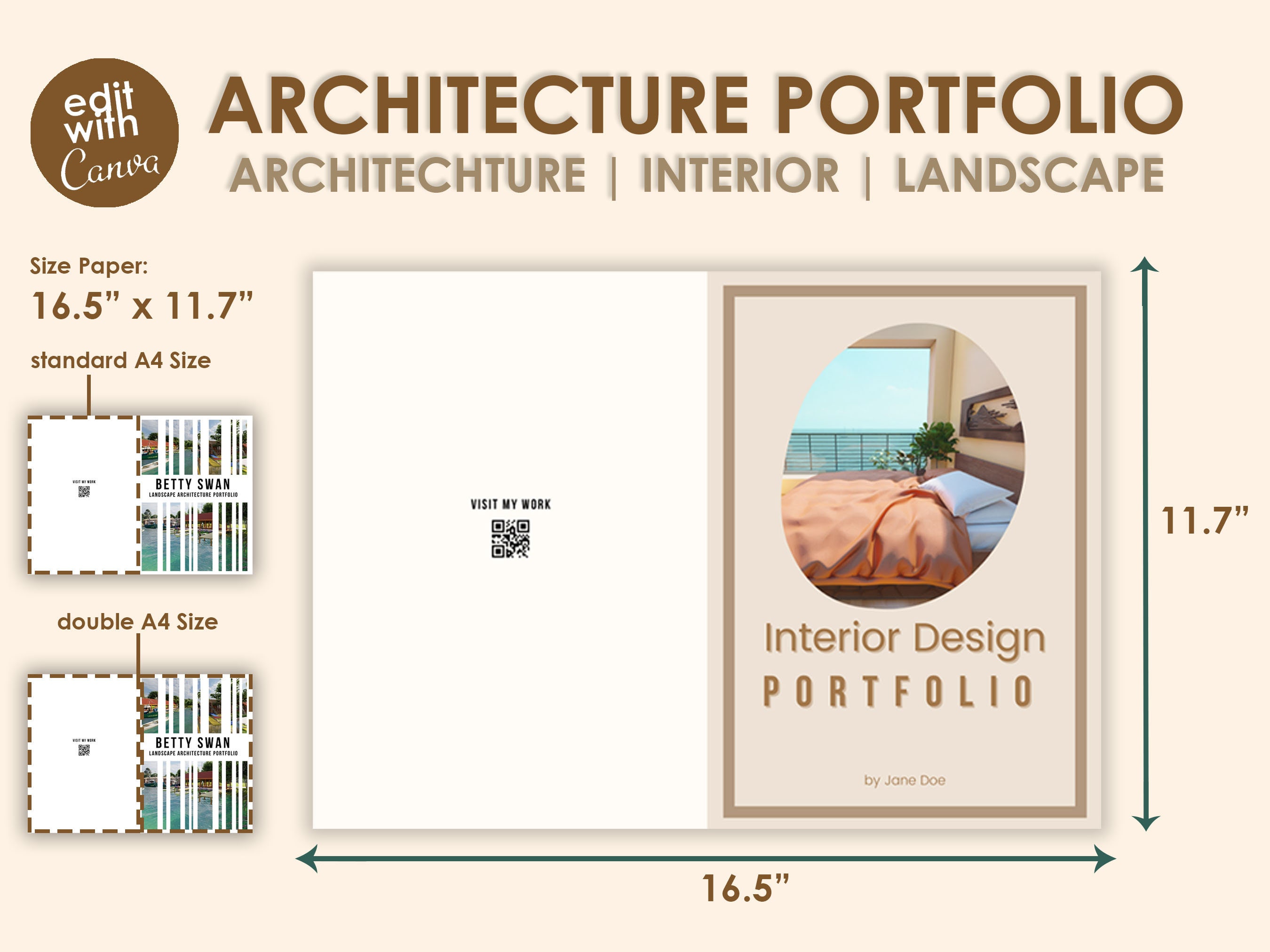 Landscape Architecture Design Portfolio Interior Design - Etsy