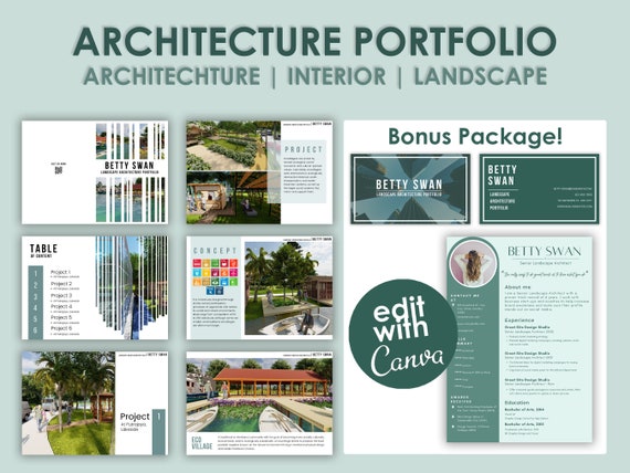 Architecture Student Portfolio Template