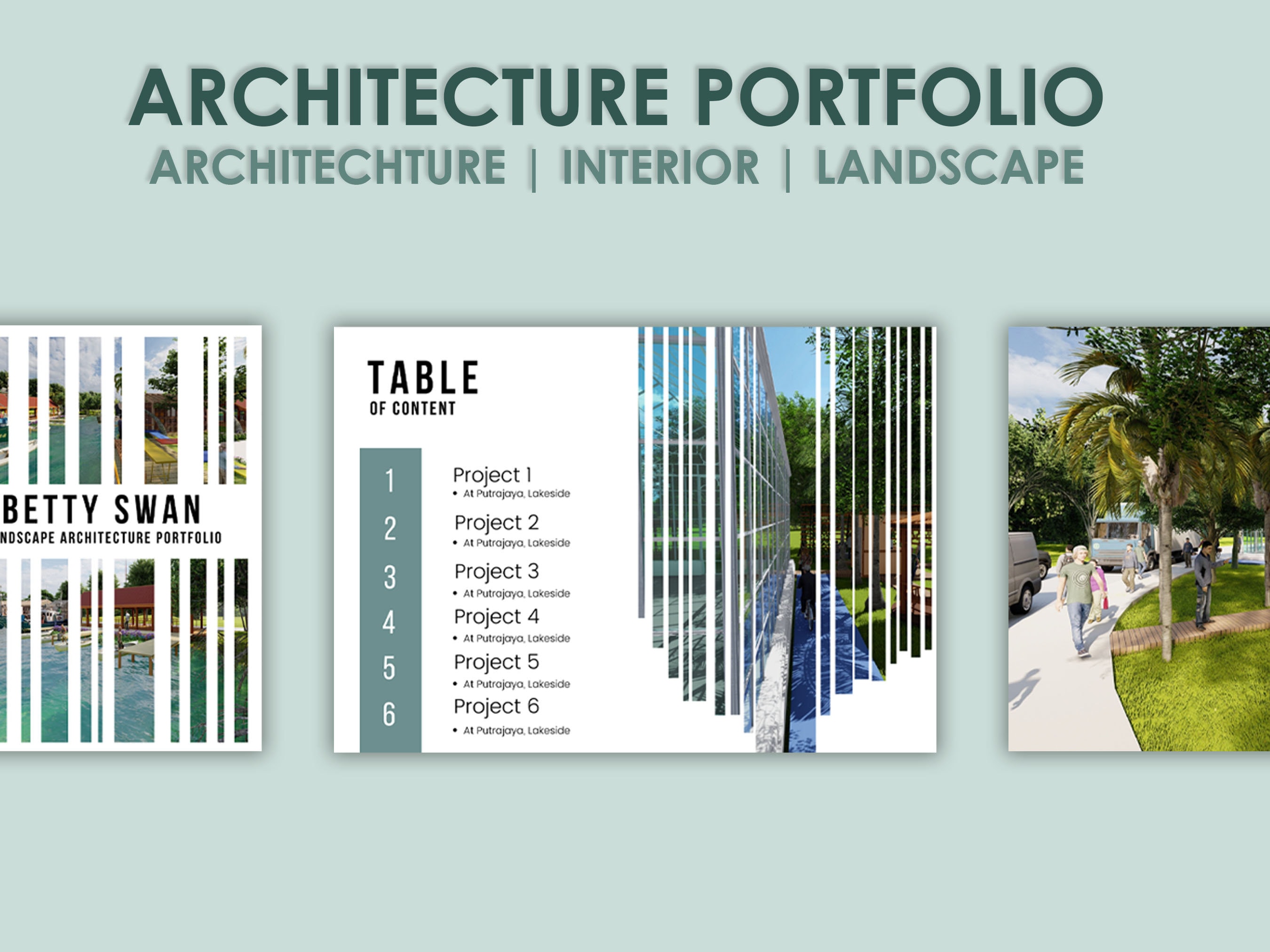 Architecture Portfolio Table Of Contents