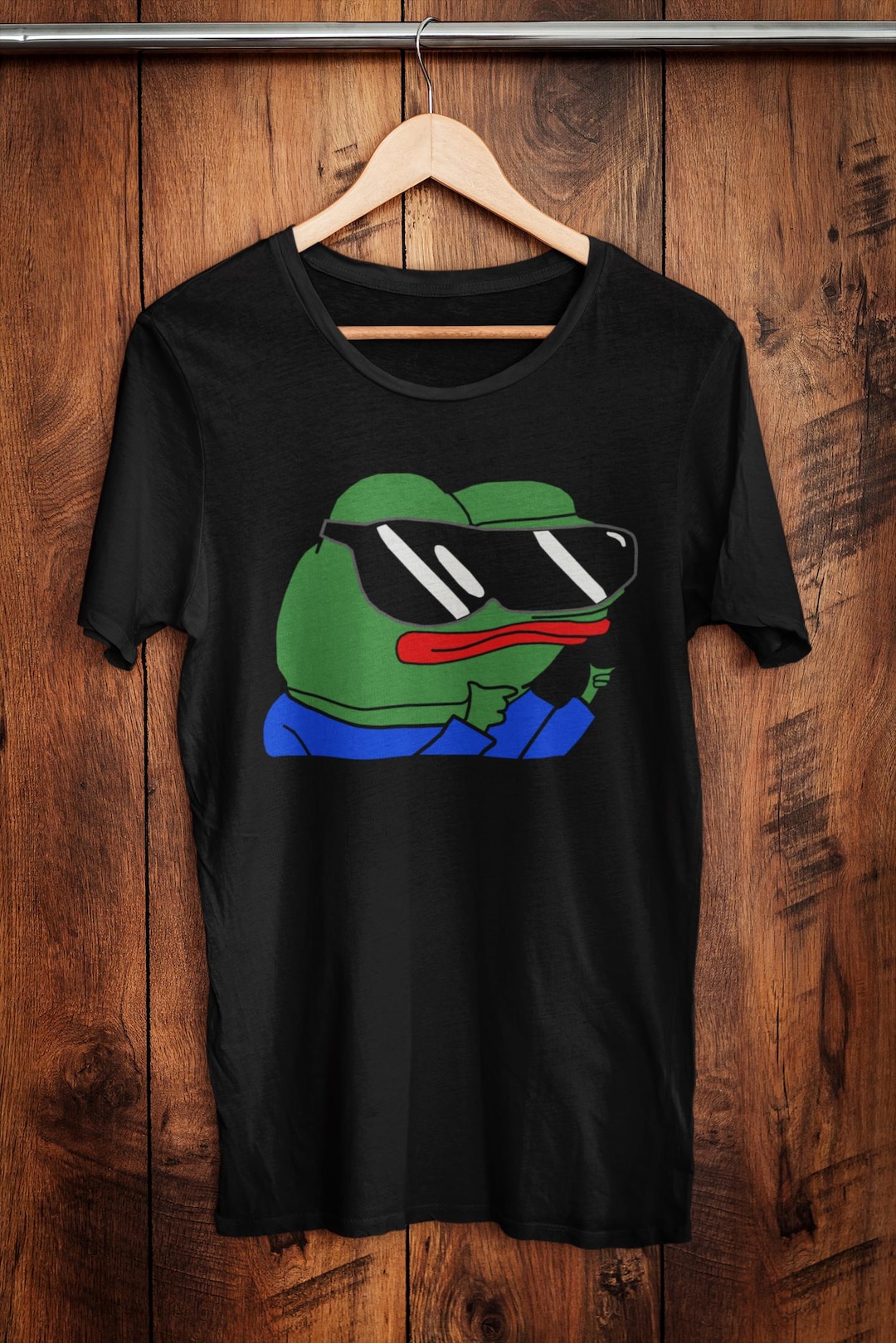 Apu Apustaja With Cool Sunglasses Pepe the Frog Finger Guns Meme Funny ...