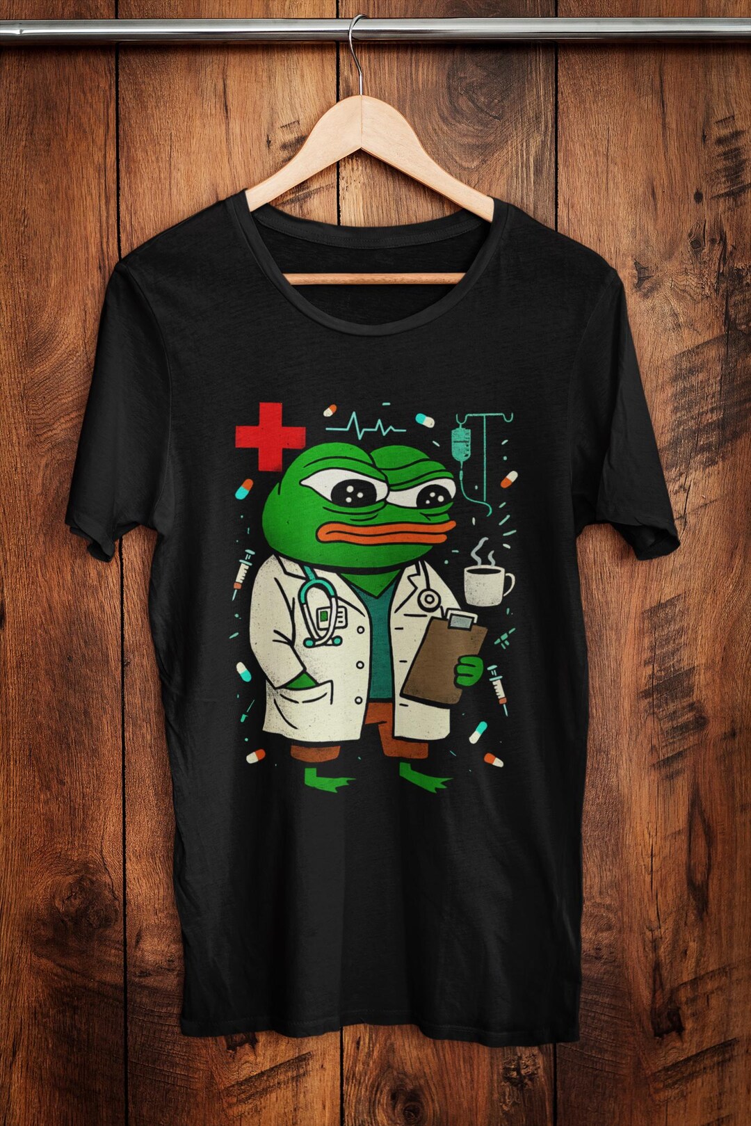Apu Doctor Frog Meme Shirt Funny Medical Pepe Parody Shirt Ironic ...