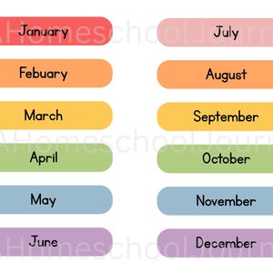 Date Month Year Printable | Toddler Circle Time Chart (digital Download ...