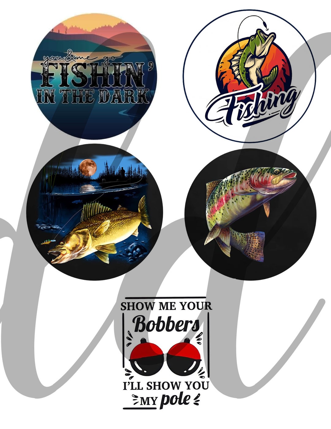 Men Fishing Cardstock Bundle,cardstock Image for Freshies,cardstock ...