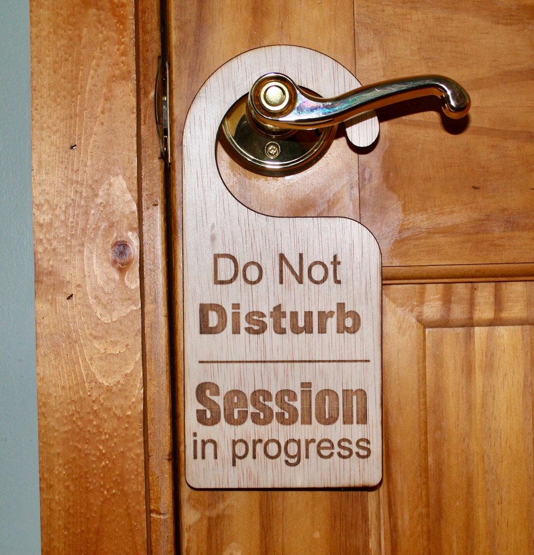 Personalized Door Hanger / Custom Doorknob Sign / Door Knob Hanger / Do ...