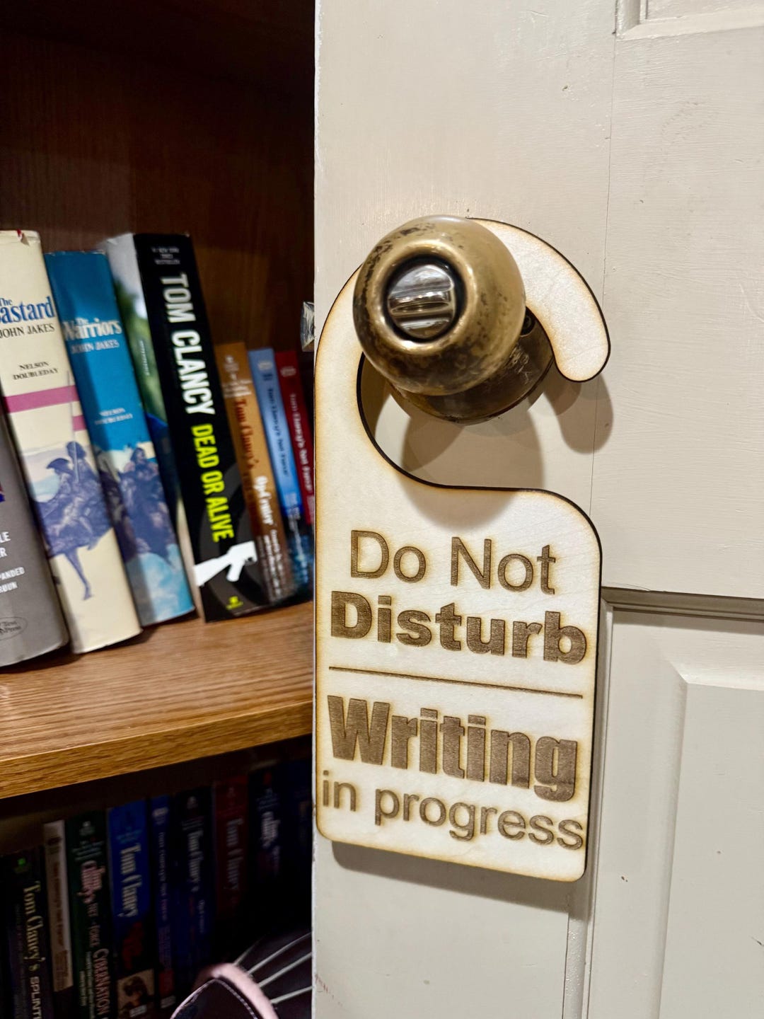 Personalized Door Hanger / Custom Doorknob Sign / Door Knob Hanger / Do ...