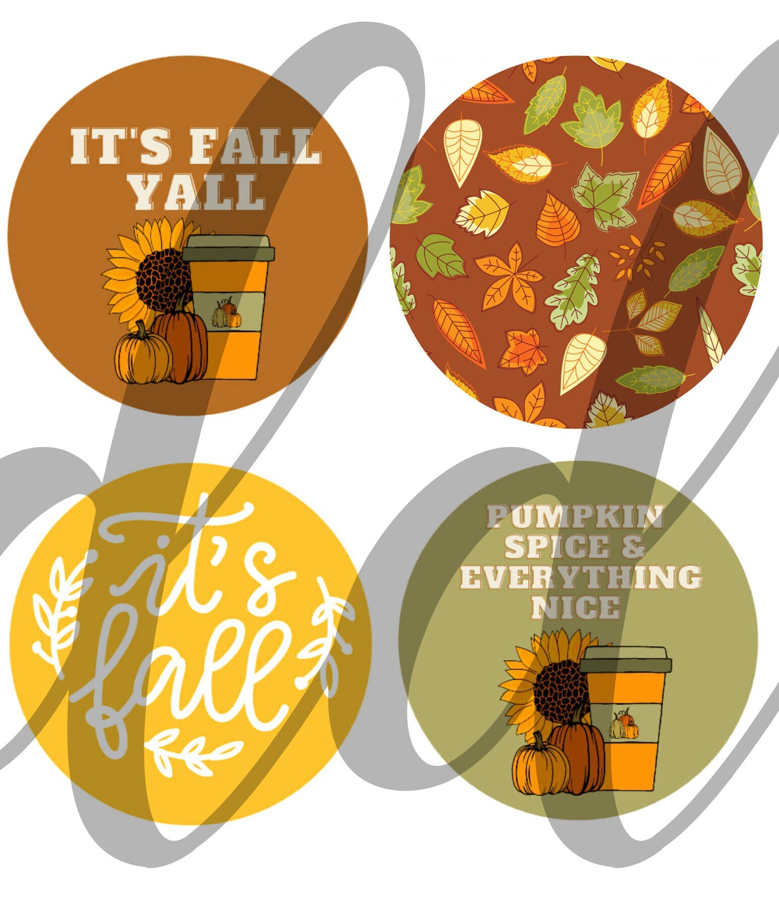 Fall Cardstock Bundle,cardstock Image for Freshies,cardstock Image ...