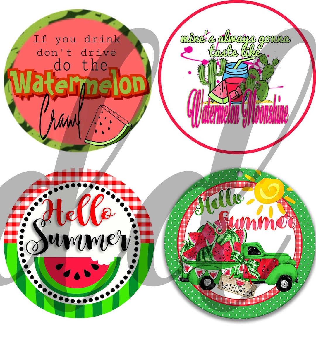 Watermelon Cardstock Downloads, Cardstock Image for Freshies, Digital ...