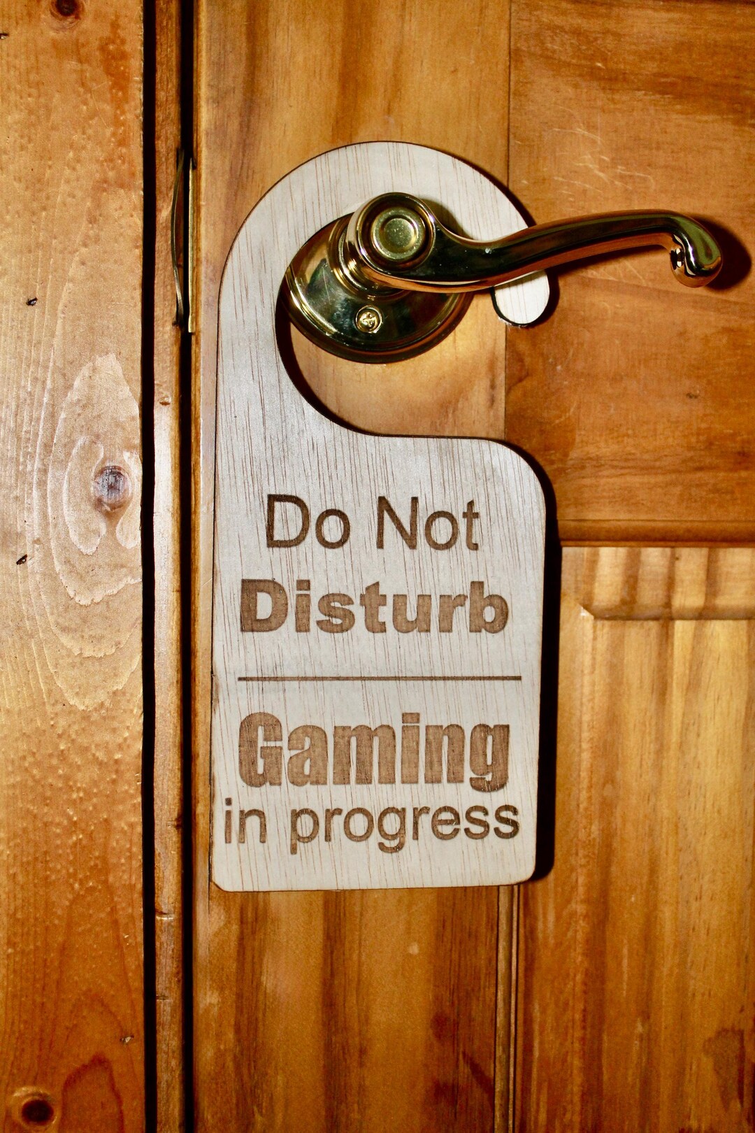 Personalized Door Hanger / Custom Doorknob Sign / Door Knob Hanger / Do ...