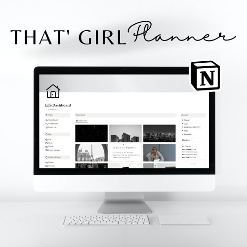 All in One Notion Template: Work Planner / Digital Organizer - Etsy