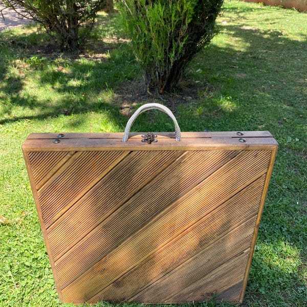 Foldable Rustic Table - Etsy