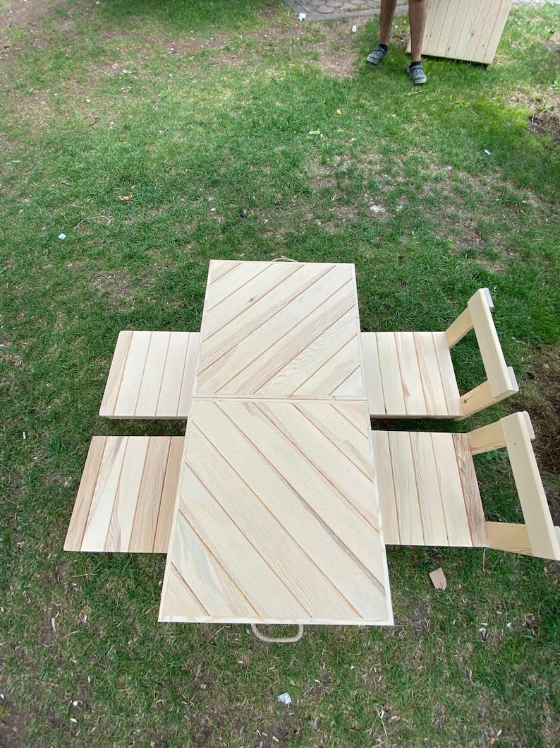 Foldable Boho Table ,thanksgiving Table Decor, Picnic Table Folding ...