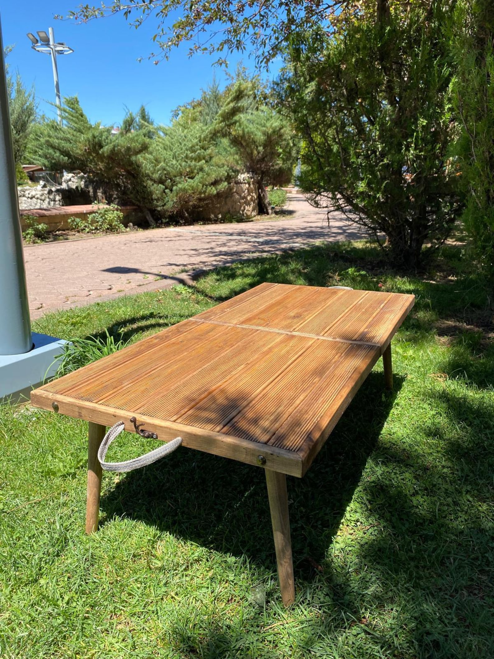 Foldable Boho Table , Picnic Table , Folding Table, Boho Picnic ,wood ...