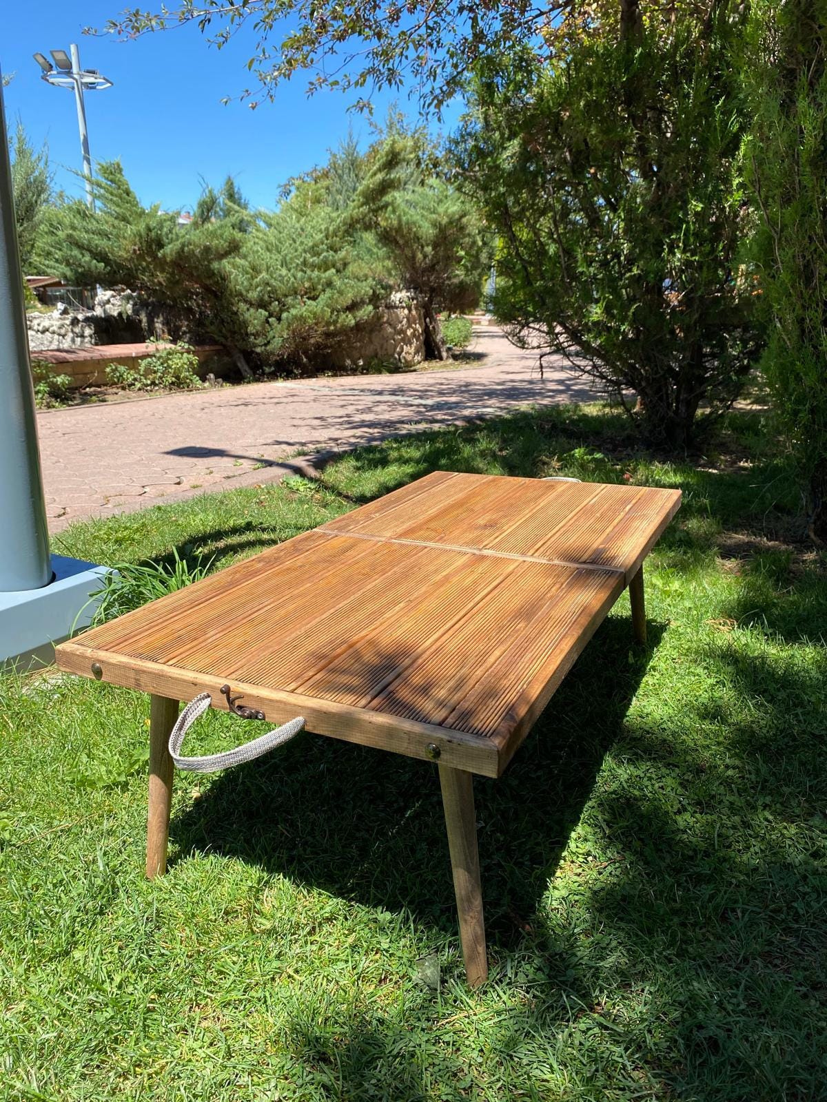Foldable Boho Table , Picnic Table , Folding Table, Boho Picnic ,wood ...