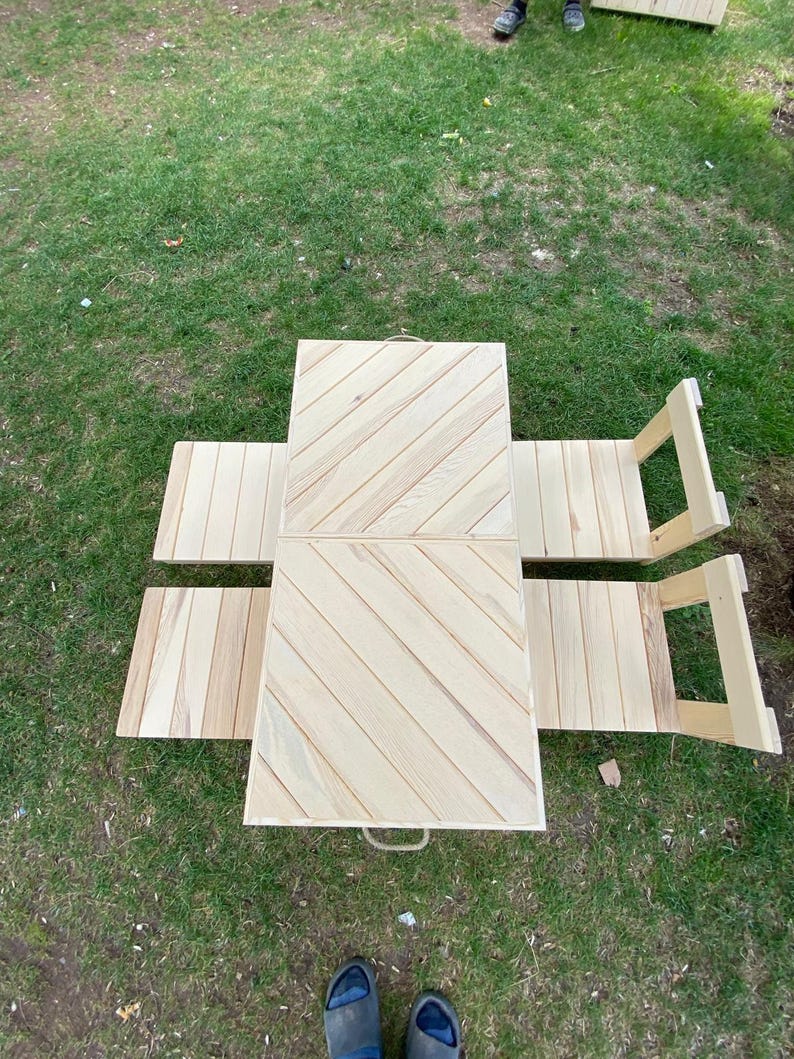 Foldable Boho Table ,thanksgiving Table Decor, Picnic Table Folding ...